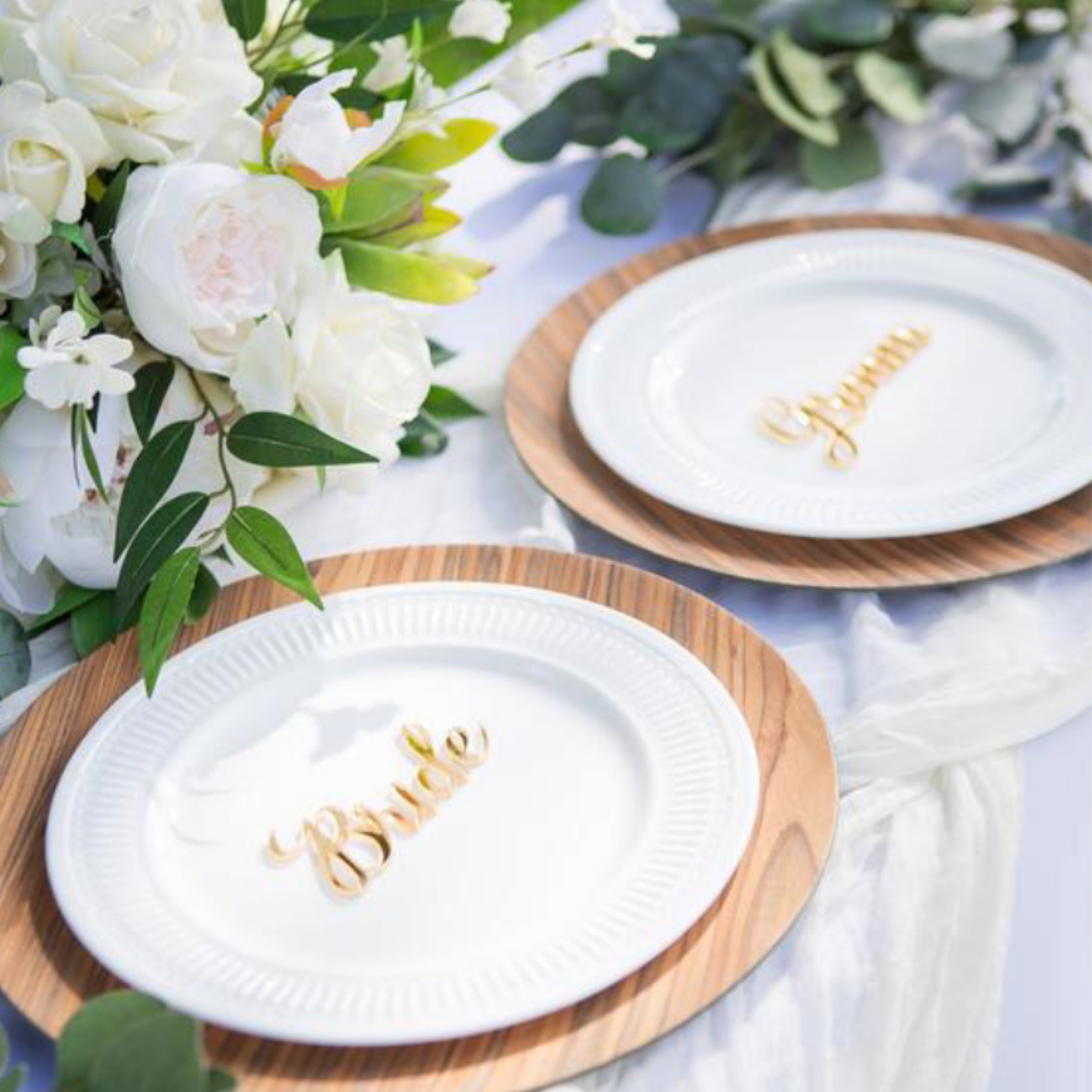 Wedding Sign Mini BG Plate Set | The Finest Details