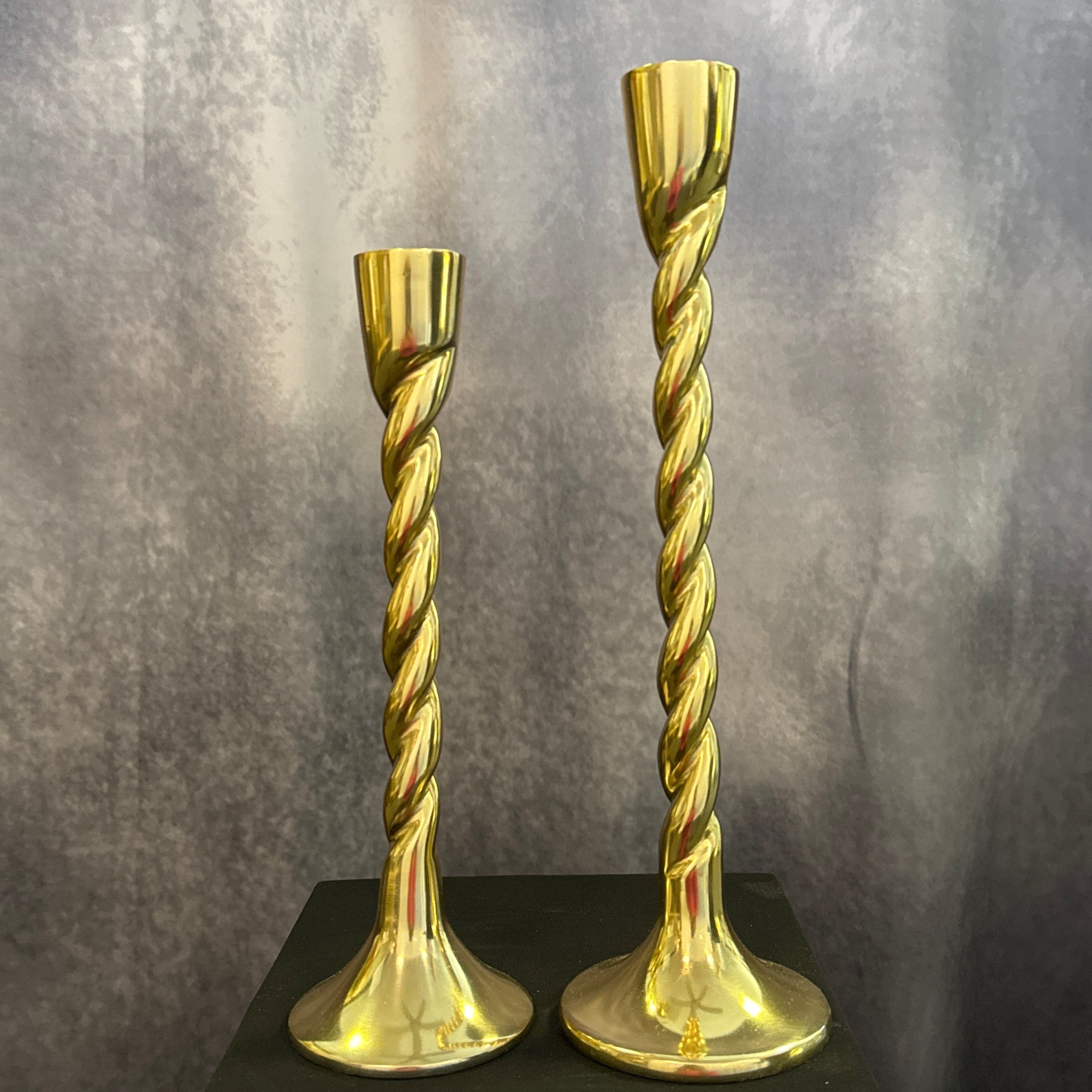 Candlestick Gold Tapered Twist | The Finest Details